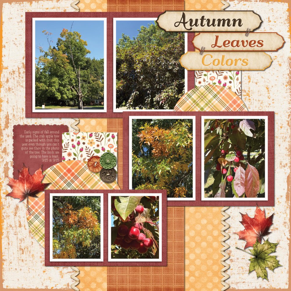 Early Signs of Fall 9-15-25 | GingerScraps Forums